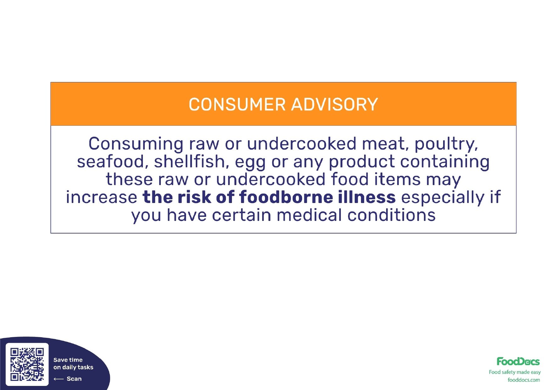 Consumer Advisory | Download Free Template